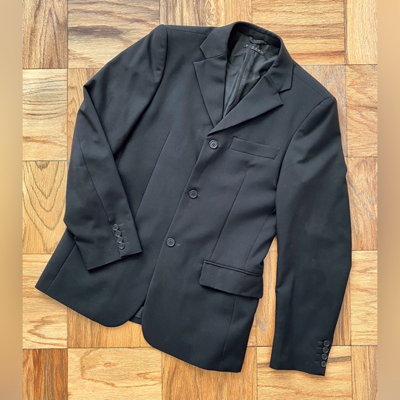 Sisley | Suits & Blazers | Sisley Mens Black Relaxed Fit Jacketblazer ...